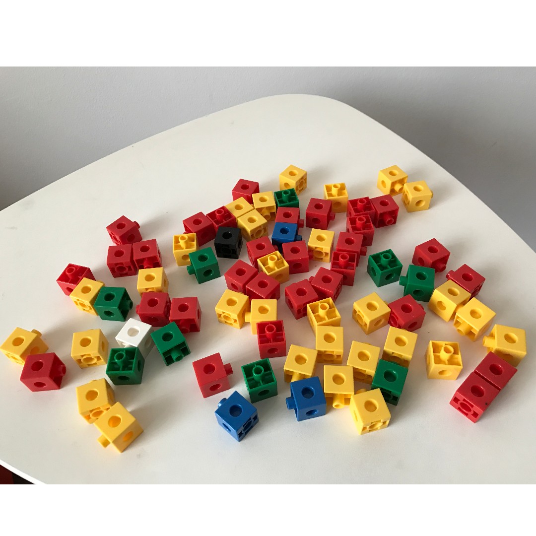 Cube Blocks to learn maths concept - plastic, Babies & Kids, Baby ...