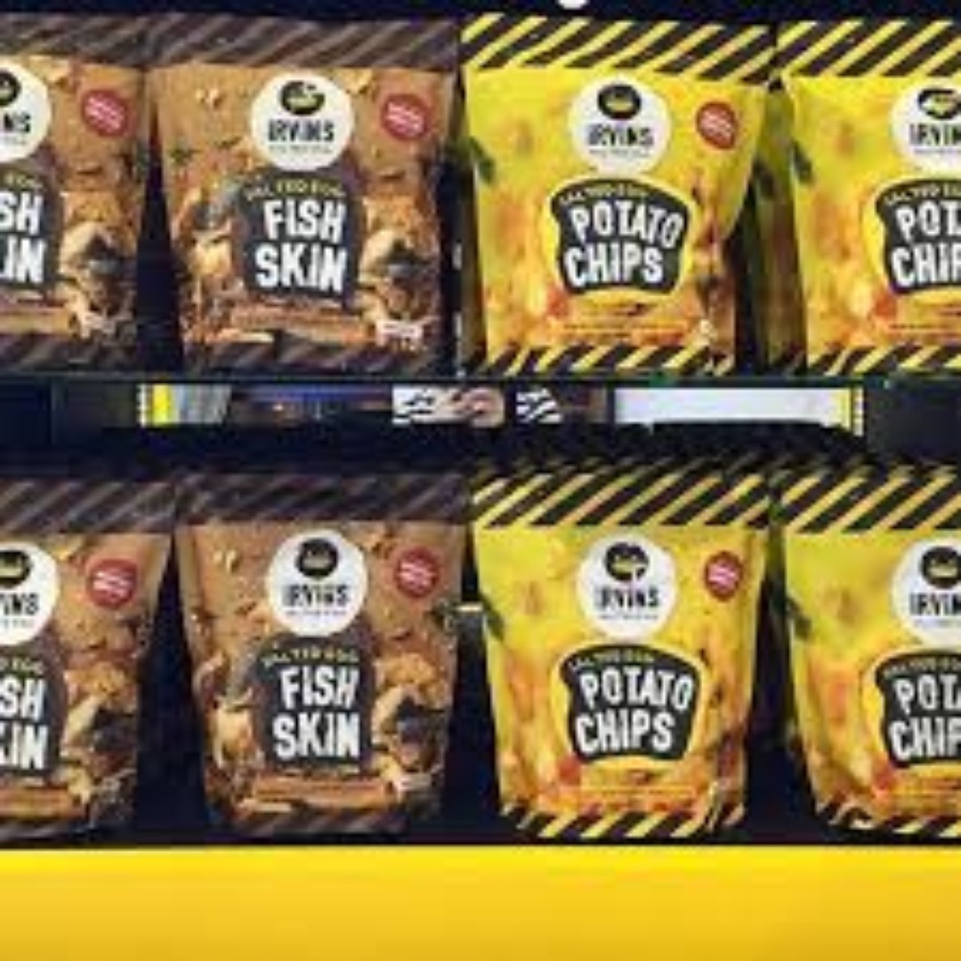 IRVINS SALTED EGG FISH SKIN & POTATO CHIPS (SMALL & BIG), Food & Drinks ...