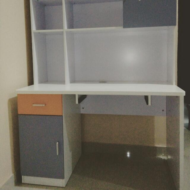 Meja Belajar Informa - NEW, Perabotan Rumah di Carousell