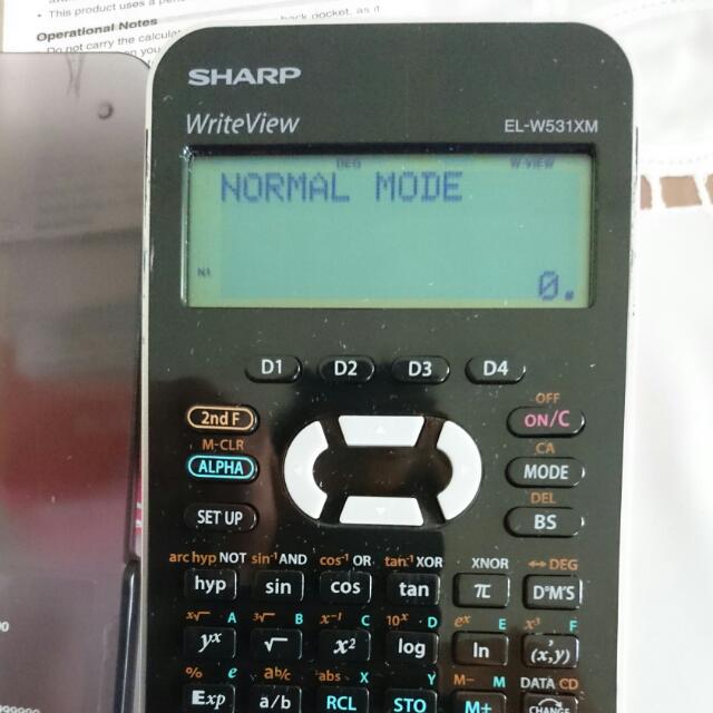 Sharp EL-W531XM Calculator, Hobbies & Toys, Books & Magazines ...
