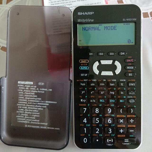 Sharp EL-W531XM Calculator, Hobbies & Toys, Books & Magazines ...