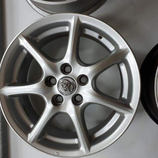 Toyota Estima Original Sport Rim 17inch 5×114.3, Auto Accessories on ...