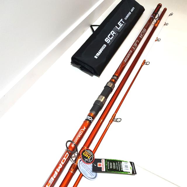 Trabucco Scarlet Sunrise 14ft Surf Rod, 4.2m Fishing Rod, Surf Casting ...