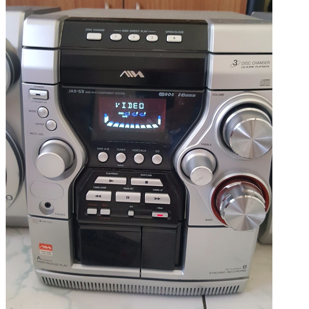 Aiwa JAX 53 midi component system, Audio, Soundbars, Speakers ...