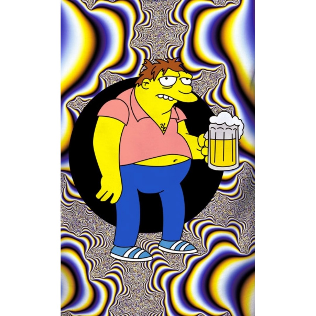 BARNEY GUMBLE SIMPSONS EYE SORE - 3D TSHIRT, Men's Fashion, Tops & Sets ...