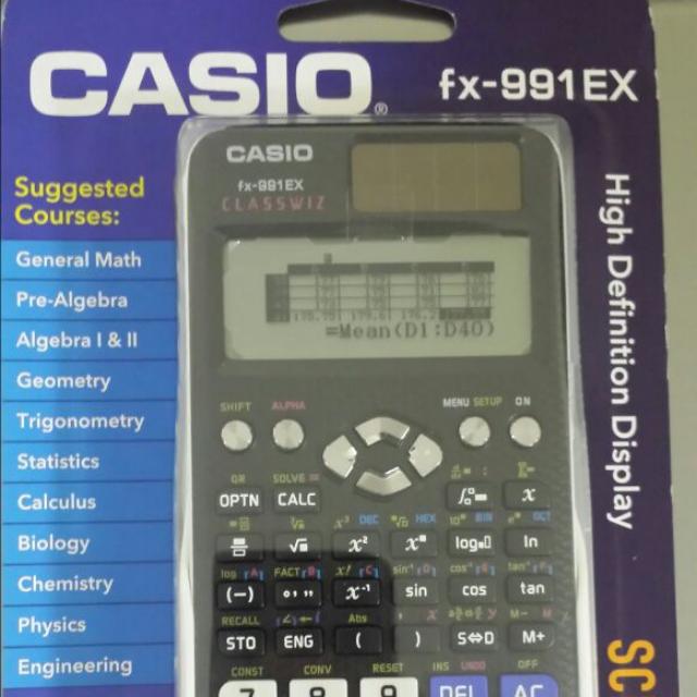 Casio Fx-991Ex Calculator Classwiz, Computers & Tech, Printers ...