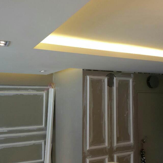 Cornice,L-Box,Partition,Cove-Light,False-ceiling, Furniture & Home ...