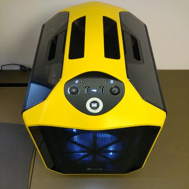 Corsair Graphite 380T Mini ITX Case (Bumble Bee), Computers & Tech ...