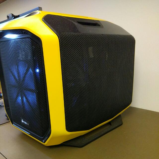 Corsair Graphite 380T Mini ITX Case (Bumble Bee), Computers & Tech ...