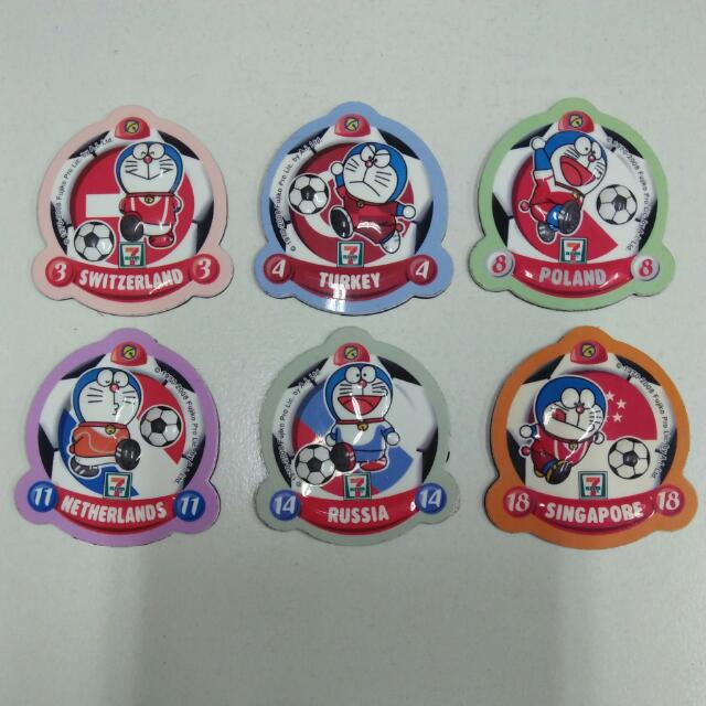 Doraemon World Cup Magnet, Everything Else on Carousell