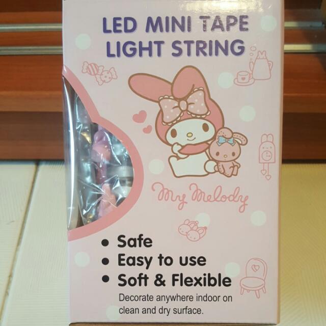 sanrio authentic my melody LED fairy lights, Furniture & Home Living ...