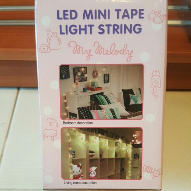 sanrio authentic my melody LED fairy lights, Furniture & Home Living ...