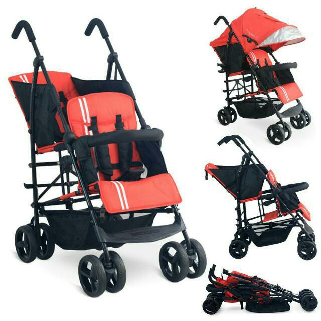 Tandem Twin Stroller Tinyworld, Babies & Kids, Going Out, Strollers on ...
