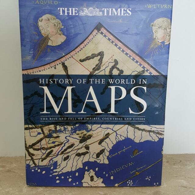 The Times History Of The World In Maps Hardcover, Hobbies & Toys, Books ...