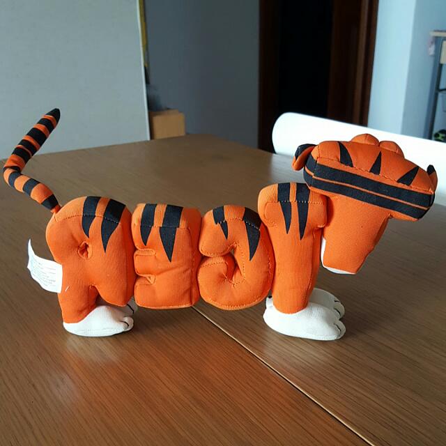 TIGER - WordWorld Magnetic Educational Plush Pull Apart Letter ...