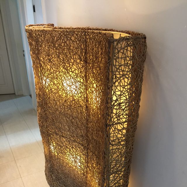 Balinese Standing Lamp, Room Divider Lamp, Beautiful Resort Lamps, Bali ...