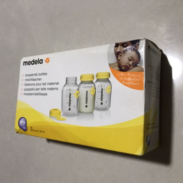 Medela Breastmilk Bottles 150ml X 3, Babies & Kids, Nursing & Feeding ...