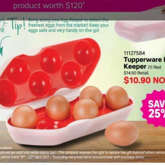 Tupperware Egg Keeper, TV & Home Appliances, Kitchen Appliances, Other ...