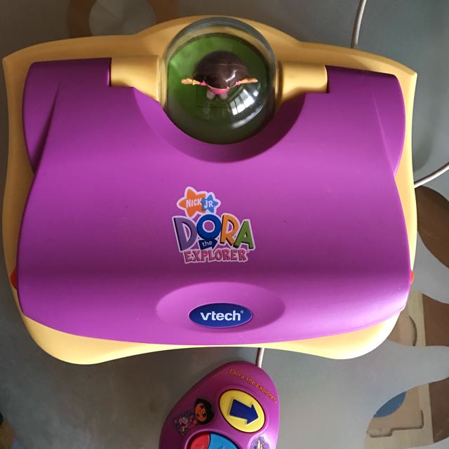 Vtech Dora's Laptop, Hobbies & Toys, Toys & Games on Carousell