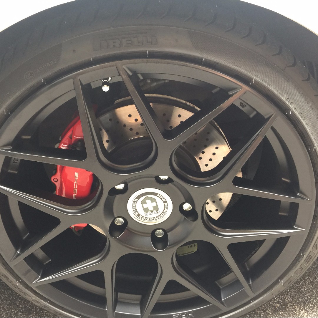 1 year old Original HRE FlowForm FF01 19" Rims for Porsche Cayman ...