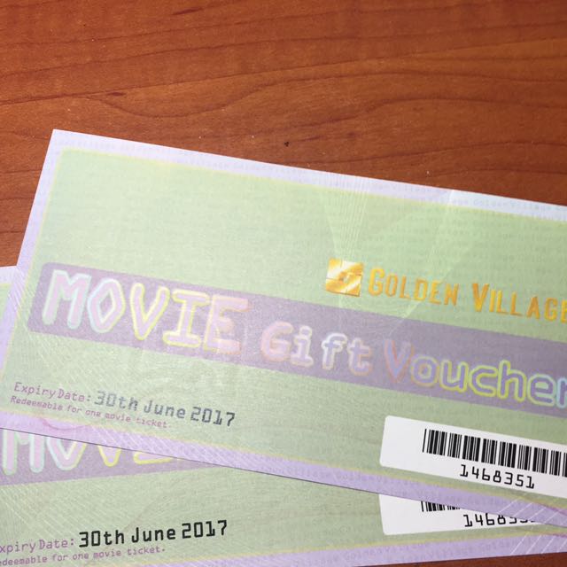 GV Movie Vouchers, Tickets & Vouchers, Vouchers on Carousell