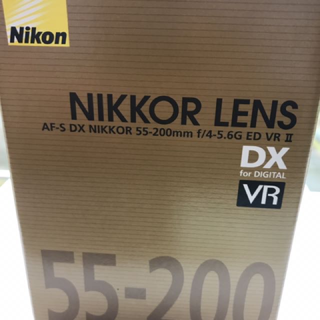 Nikon Lens 55-200, Photography, Cameras on Carousell