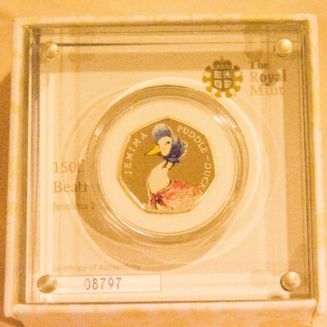 RARE 2016 FULL SET OF BEATRIX POTTER PETER RABBIT SILVER PROOF 50P ...