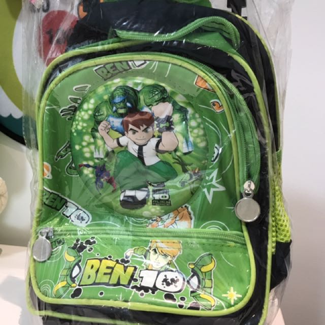 Brand New Ben 10 Roller Backpack, Babies & Kids, Baby Nursery & Kids ...