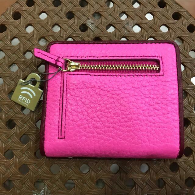 Fossil Emma RFID neon Pink Mini Wallet, Women's Fashion, Bags & Wallets ...