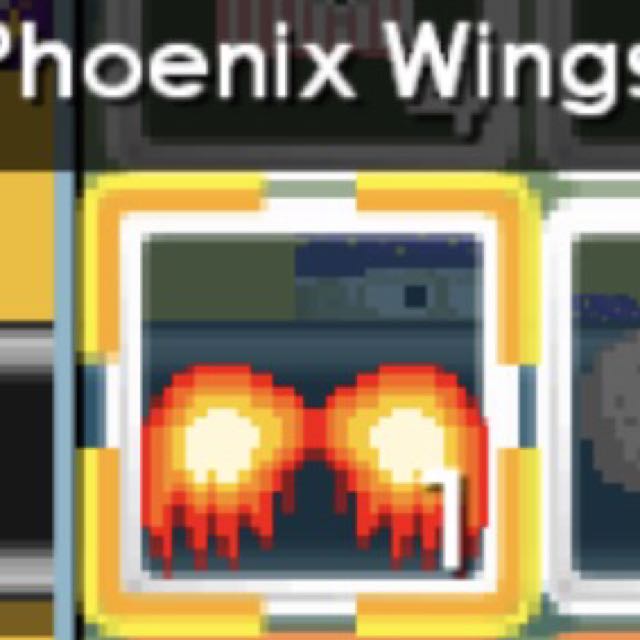 Selling Growtopia Phoenix Wings, Everything Else on Carousell