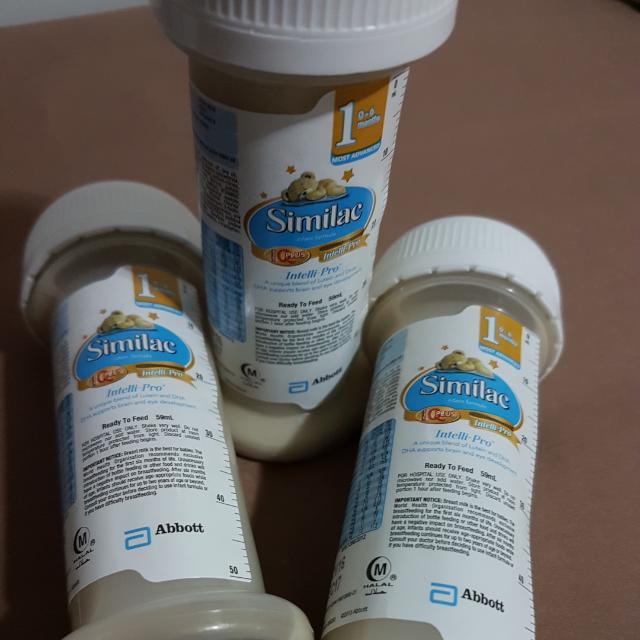 Similac Baby Milk Sample Premix (Free Teats) - 3 Bottles, Babies & Kids ...
