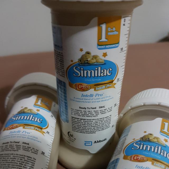 Similac Baby Milk Sample Premix (Free Teats) - 3 Bottles, Babies & Kids ...