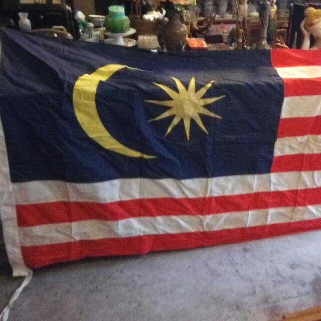 Vintage 1950s Malaysia flag 11stars And Strips MALAYAN JALUR GEMILANG ...
