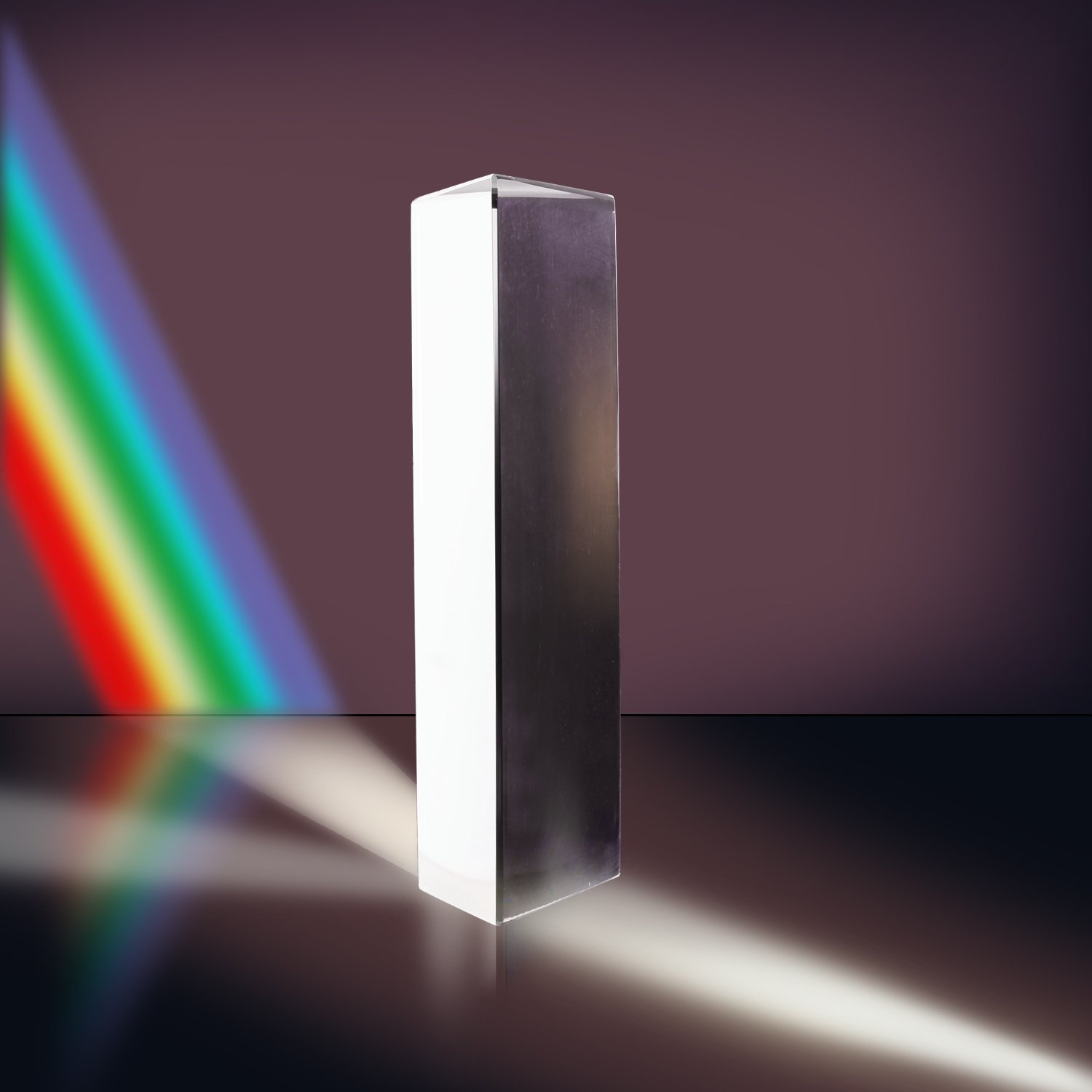 Brand New Optical Glass Triangular Prism Refractor School Science ...