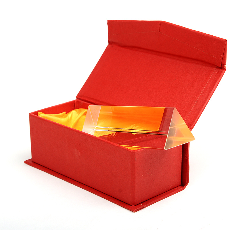 Brand New Optical Glass Triangular Prism Refractor School Science ...