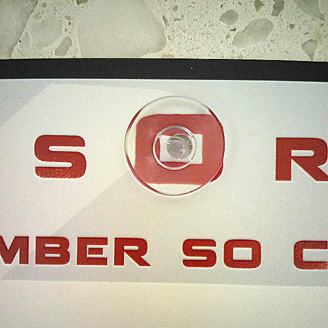 Double Park Sorry Sign, Auto Accessories on Carousell