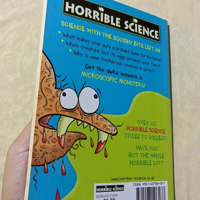 Horrible Science's Microscopic Monsters By:Nick Arnold on Carousell