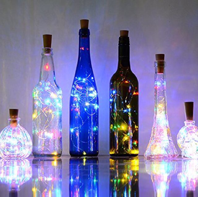 LED DIY Wine Bottle Cap Lights, Hobbies & Toys, Stationery & Craft ...