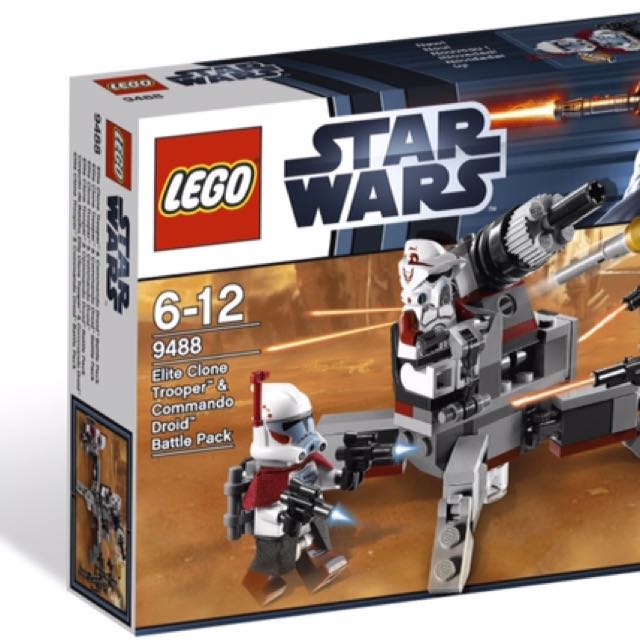 Lego 9488 Elite Clone Trooper & Commando Droid Battle Pack, Hobbies ...