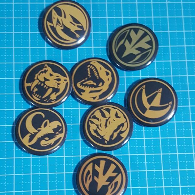 Power Ranger Classic Badges, Hobbies & Toys, Stationery & Craft ...