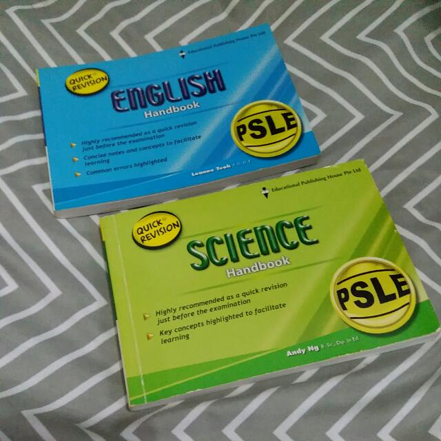 PSLE QUICK REVISION // English & Science Handbook, Hobbies & Toys ...