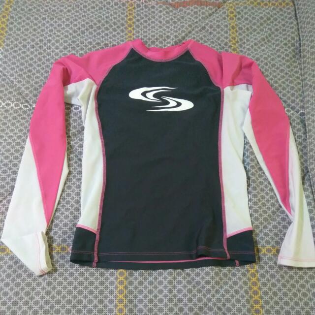 Sun N Sand Rashguard, Women's Fashion, Swimwear, Rash guard on Carousell