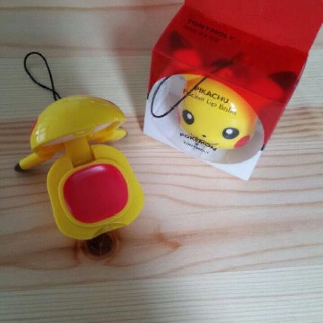 Tony Moly Limited Edition PIKACHU Lip Balm, Beauty & Personal Care ...