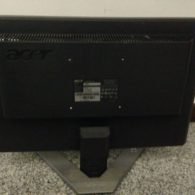 Acer P193W Lcd Monitor, Computers & Tech, Parts & Accessories, Monitor ...