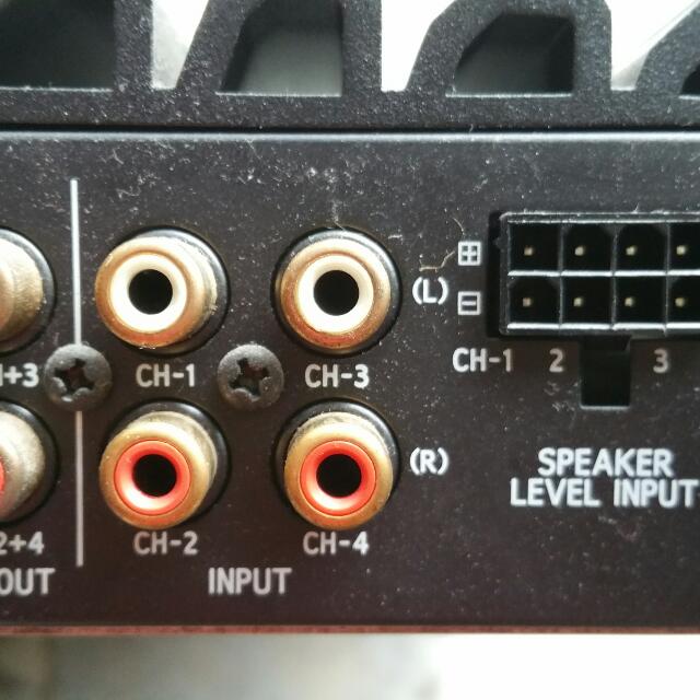 Alpine MRP-F250 4 Channel Power Amplifier, Car Accessories on Carousell