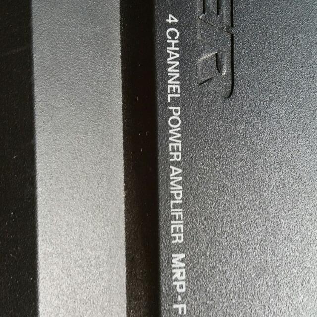 Alpine MRP-F250 4 Channel Power Amplifier, Car Accessories on Carousell