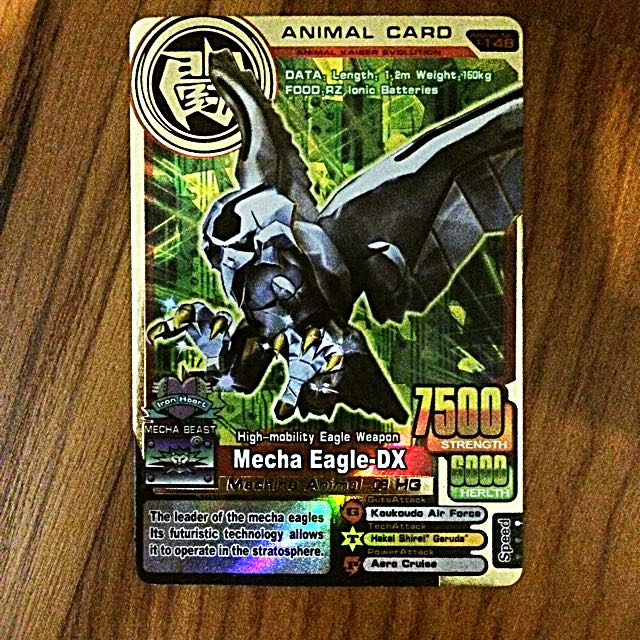 Animal Kaiser Mecha Eagle-DX, Toys & Games, Board Games & Cards on ...