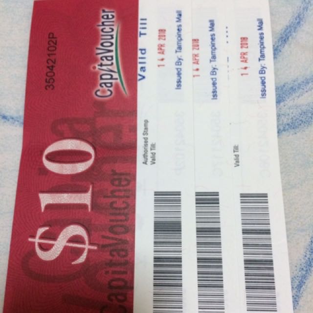Capita Voucher, Tickets & Vouchers, Vouchers on Carousell