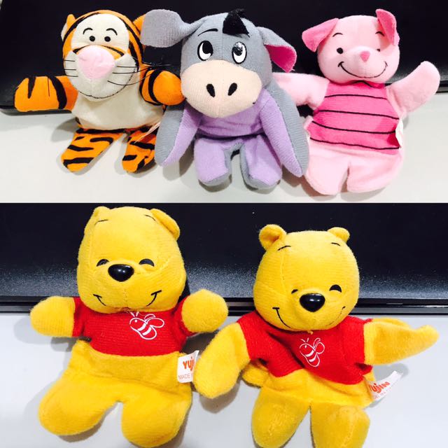 Disney Yujin Winnie the Poh Finger Puppets #changeitup, Hobbies & Toys ...