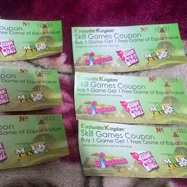 Enchanted Kingdom - Skill Games Coupon, Tickets & Vouchers, Store ...